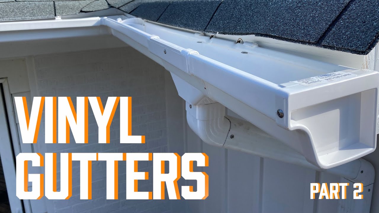 DIY Vinyl Gutters