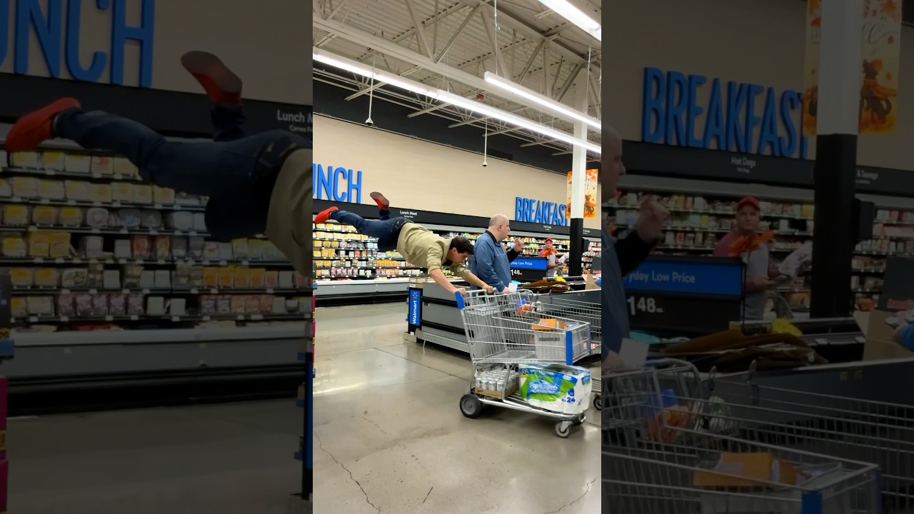 Flying Through the Store 👀🤣