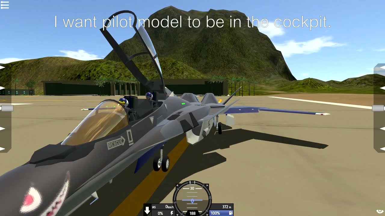 Simpleplanes VR pilot model tips