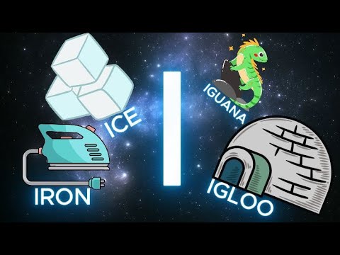THE LETTER I IN SPACE | Words That Start With I