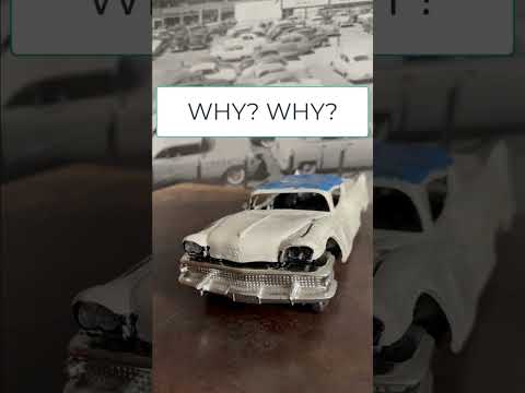 Why My Heart Melted! Rare 58 Buick 1/25 Scale Plastic Model Car