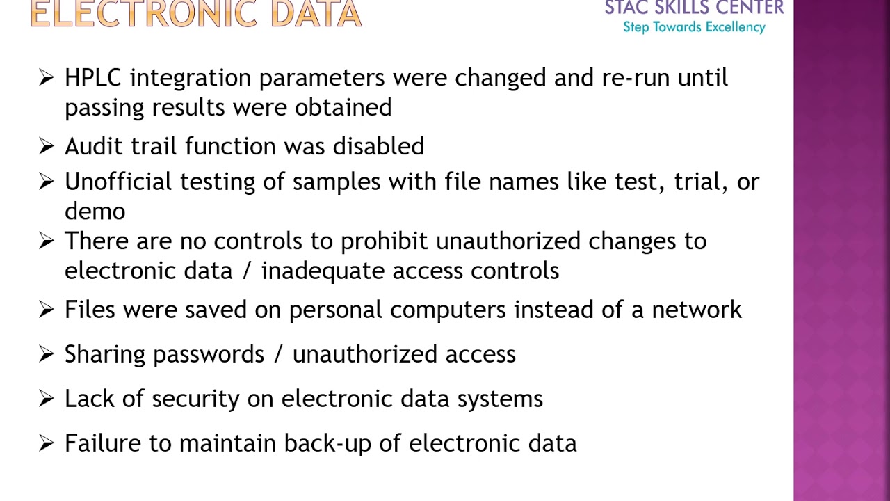Good Data and Record Management Practices