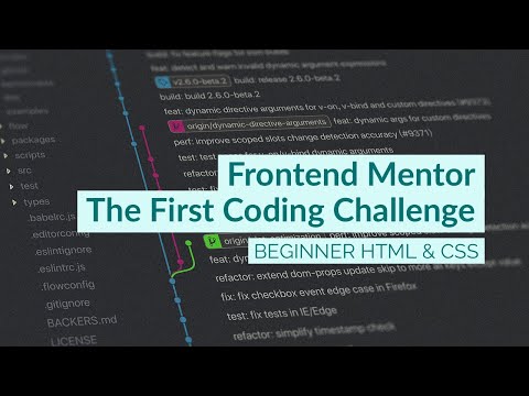 Frontend Mentor Coding Challenge with HTML & CSS