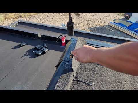 soprema sbs corner install ( torch-on ) Part 2