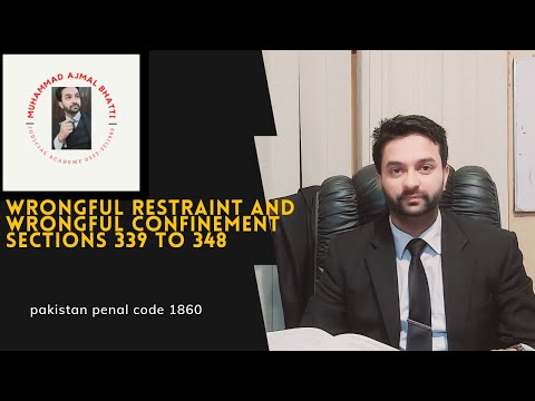 PPC-12-Wrongful Restraint and Wrongful Confinement| Penal code 1860|@motivationallawyer