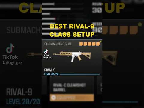 BEST RANKED PLAY RIVAL 9 CLASS SETUP in MW3! #modernwarfare3