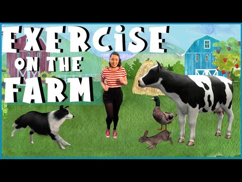 Farm Animal Exercise | Indoor Workout for Children | No Equipment Needed PE Lesson for Kids