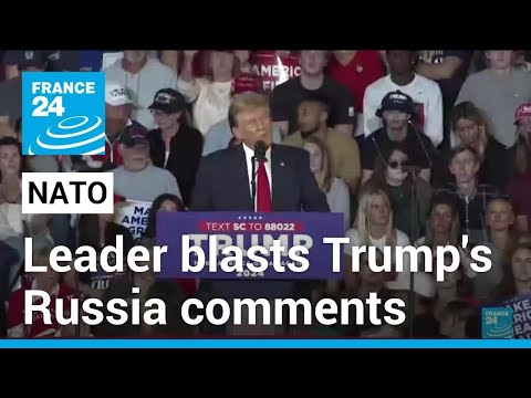 NATO leader, allies blast Trump's comments on Russia attack • FRANCE 24 English
