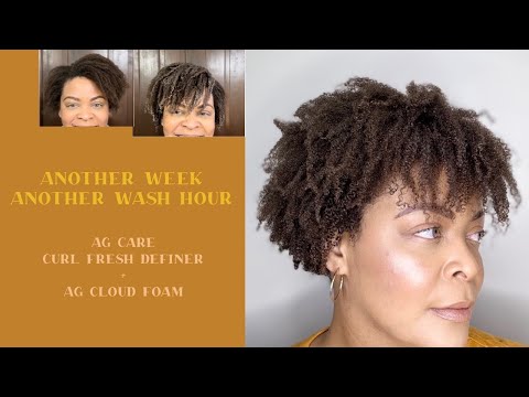 Wash and Go AG Curl Fresh Definer Cream - Natural Hair Styles - No raw oils or butters