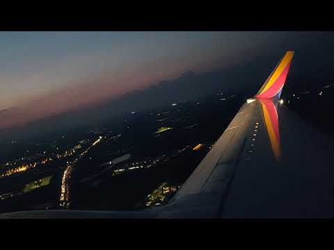 Southwest 737-700 Dusk Takeoff from Raleigh-Durham RDU Airport