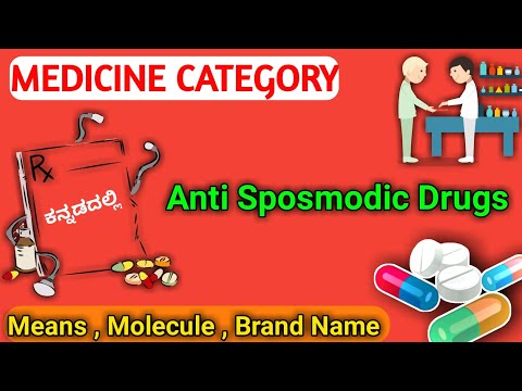 What is🤔🏥 Anti Spasmodic Drugs in KANNADA | Meaning molecule Brand Name