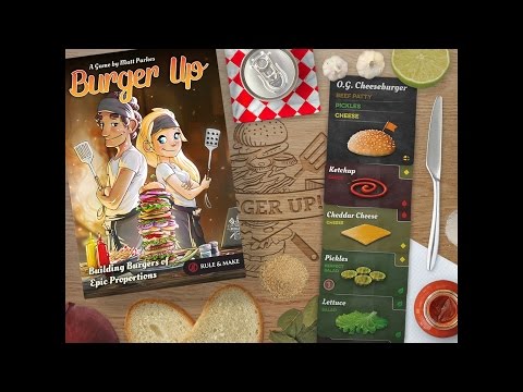 Burger Up Boardgame Unboxing