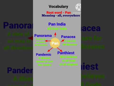 All the Words That Use "Pan"! #English #vocabulary #shorts