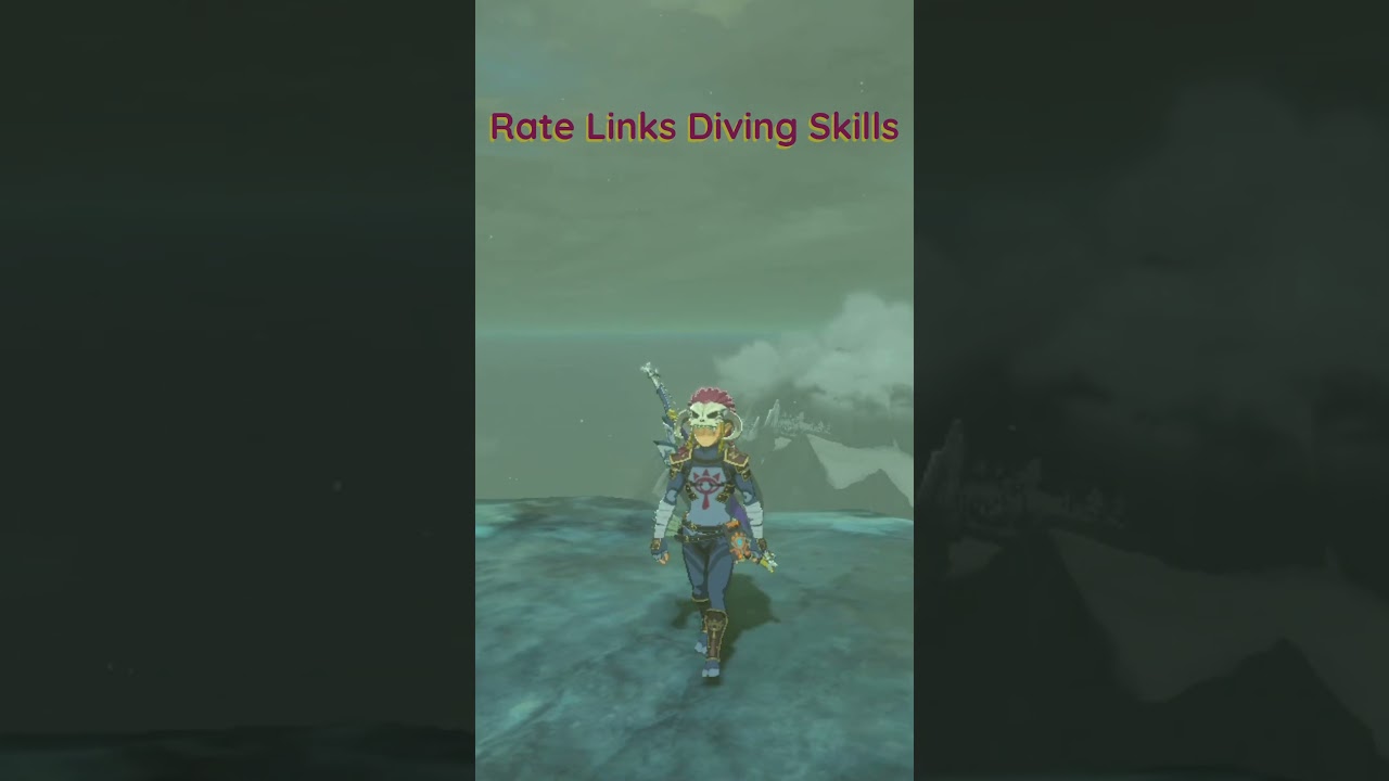 Rank Links Diving Skills #zelda #botw #link