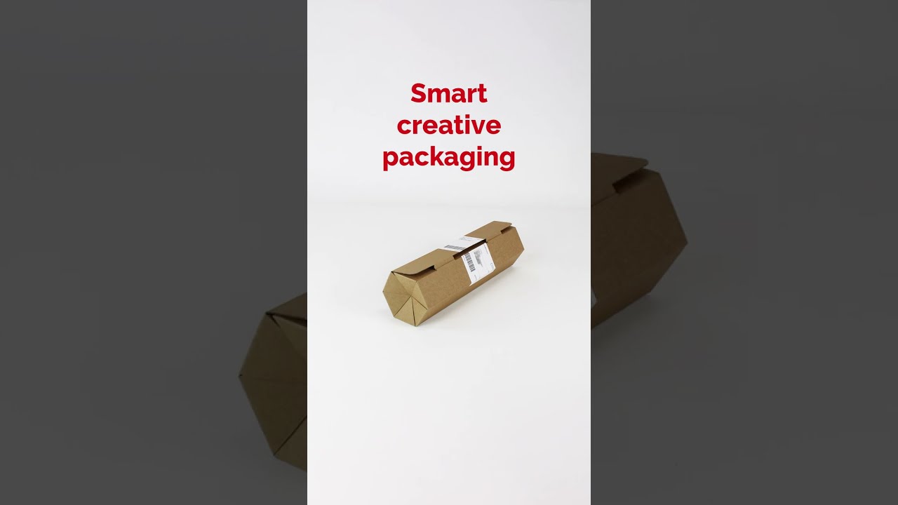 Smart creative packaging design for an eco-friendly unique unboxing #packaging #innovative #shorts