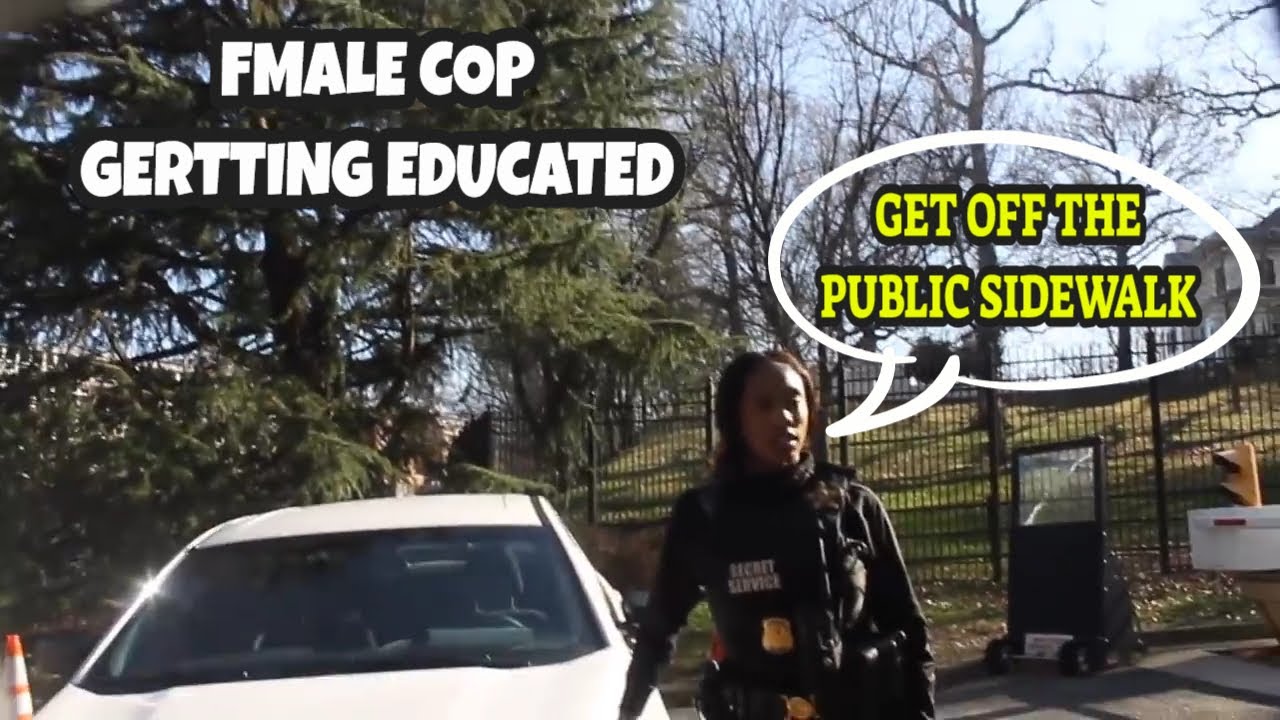 Female Cop Doesn't know The Law | Secret Service Get Owned