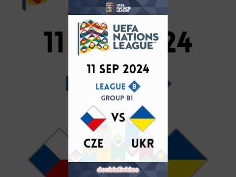 Czechia VS Ukraine #uefa #nationsleague #2024 #czechia #czech #ukraine #doubleevideo