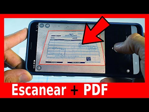 Como ESCANEAR un DOCUMENTO con el Celular y pasarlo a PDF