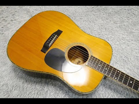 Vintage 1970's Morris W-35 Dreadnought Acoustic Guitar Made | Reverb