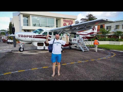 Tropic Air Cessna 208B flight Belize City - San Pedro Town