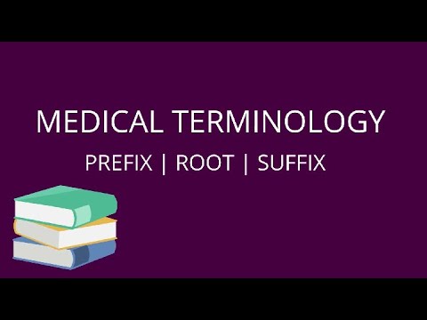 MEDICAL TERMINOLOGY: PREFIX | ROOT WORD | SUFFIX