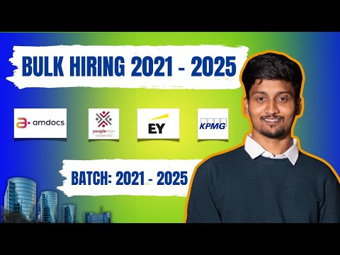 🔥Amdocs, EY, KPMG, People Tech Biggest Hiring | Off Campus Drive 2025, 2026, 2024-2021