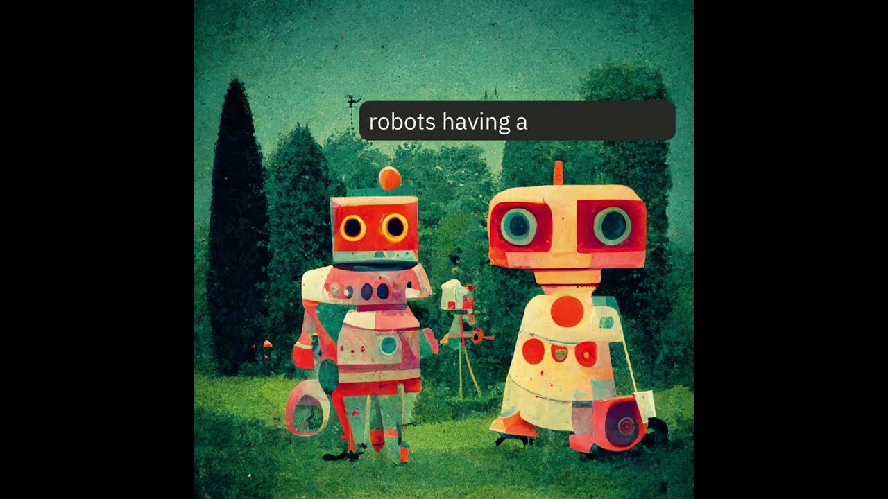 AI generated images and their prompts | Robots in summer