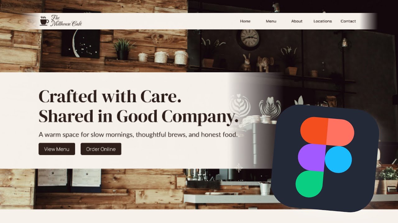 Figma full website UI/UX design project | Coffee shop website