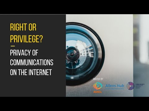 Right or privilege? Privacy of communications on the internet