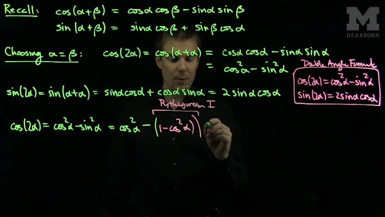 Trigonometry Module: The Double Angle and Power Reduction Formula