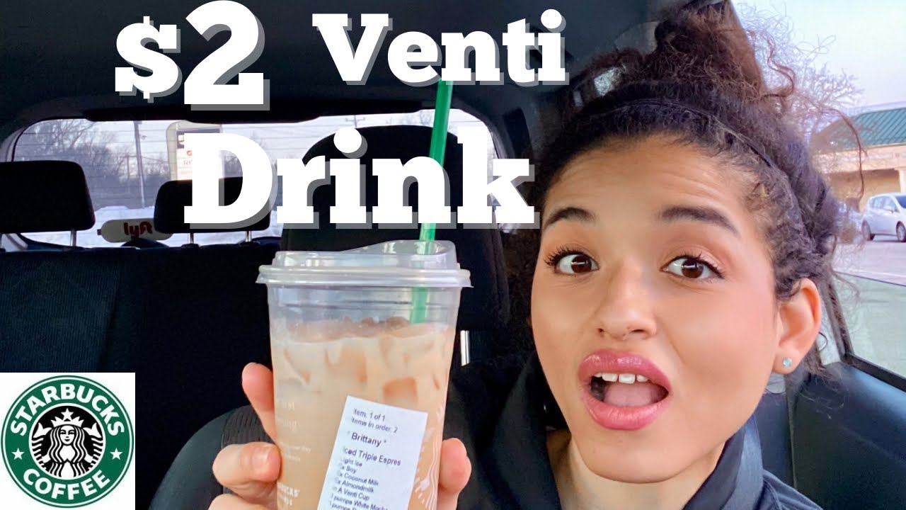 $2 Starbucks Venti Drink HACK!!! 2021