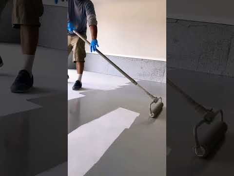 Polyurea base coat application #shorts
