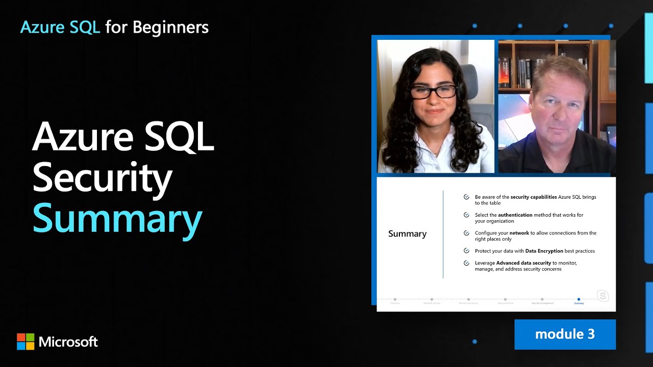 Azure SQL Security – Summary | Azure SQL for beginners (Ep. 33)
