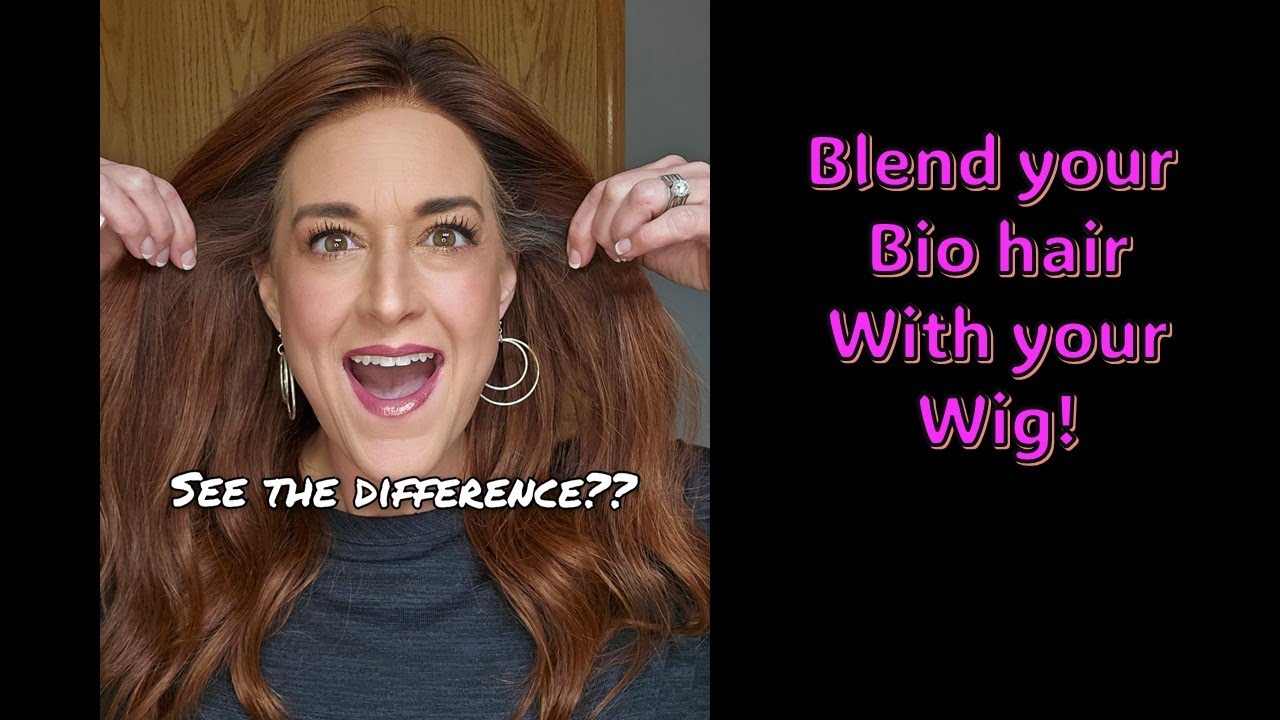 Blend your bio hair and eyebrows with your wig using Root Touch Up Powder