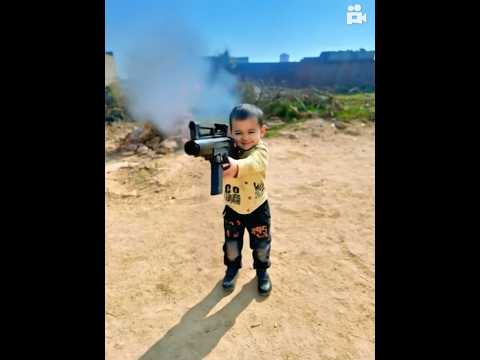 Ai video generator for kids with gun #ytshorts #funny #viralvideo #trendingshorts #youtubeshorts#ai