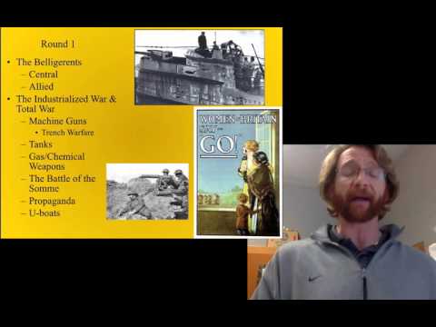 Total War in WWI and US Entrance into the War