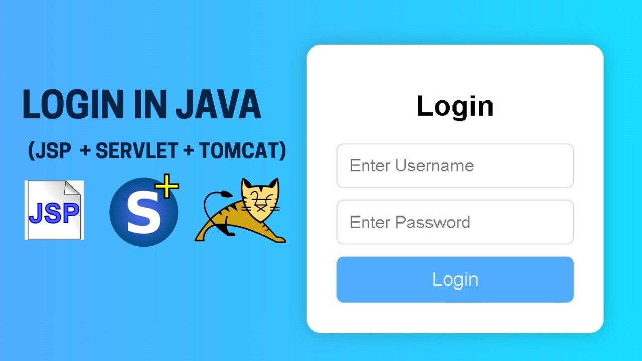 How to Create Simple Login Page in Java (Jsp + Servlet + Tomcat)