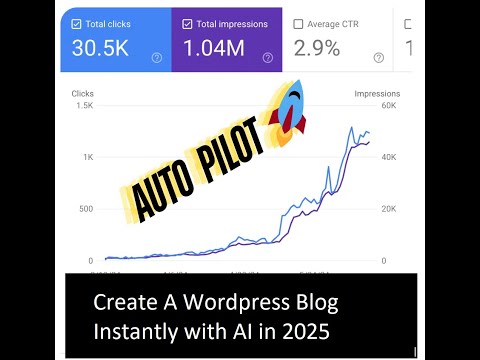 Create A Wordpress Blog Instantly with AI