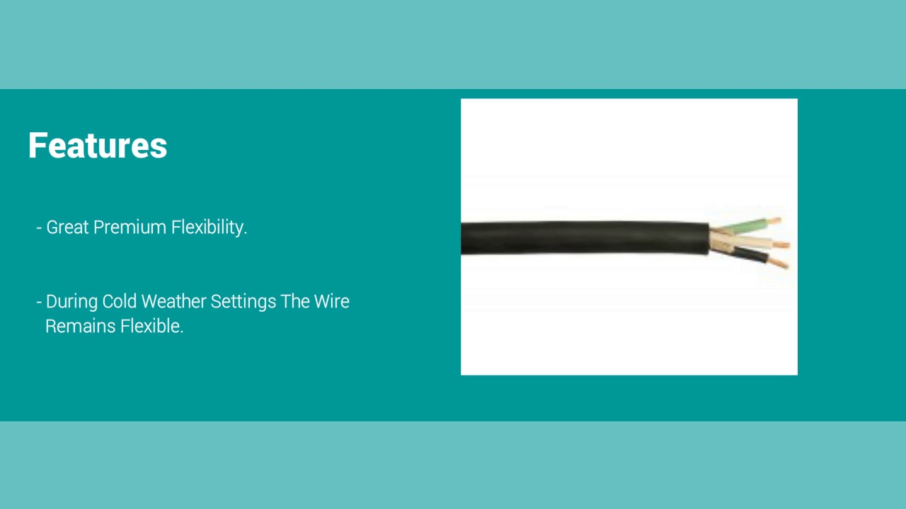 SOOW BLACK PORTABLE CORD 600V