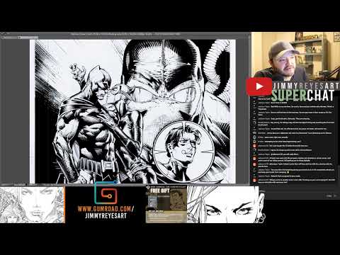 How To Ink Comics: interior pages