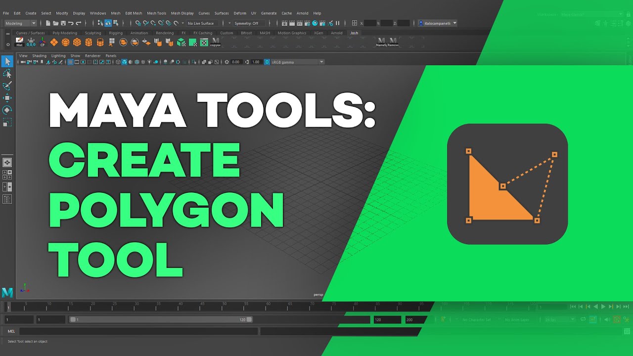 Maya's Create Polygon Tool