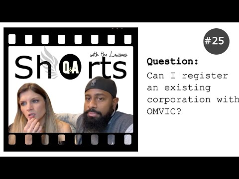 Can I register an existing corporation with OMVIC? | Used Car Dealers | Q&A Shorts