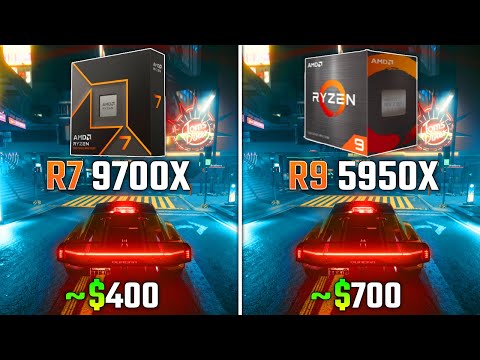 RYZEN 7 9700X vs RYZEN 9 5950X | Test in 6 Games