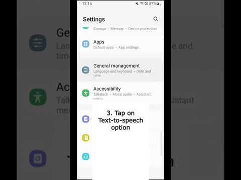 How to change to Google TTS engine