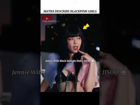Jennie describes Blackpink members in Mantra!๐คงโจ #blackpink #jennie #jenniekim #trending