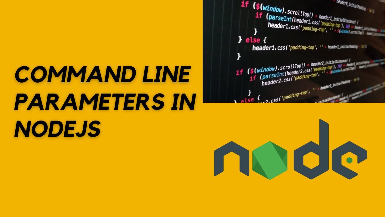 How To Use Command-line Arguments Within NodeJS