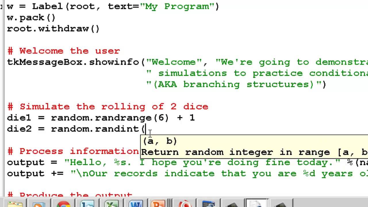 Intro to Conditional Execution in Python