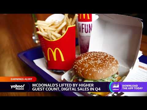 McDonald’s tops Q4 earnings, U.S. same-store sales up 10.3%