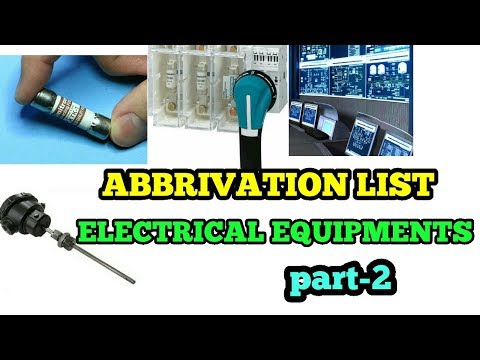 Full form of SFU/PCC/UPS/VFD/XLPE/SCADA /Industrial using equipments/ part-2 /guide for beginners/