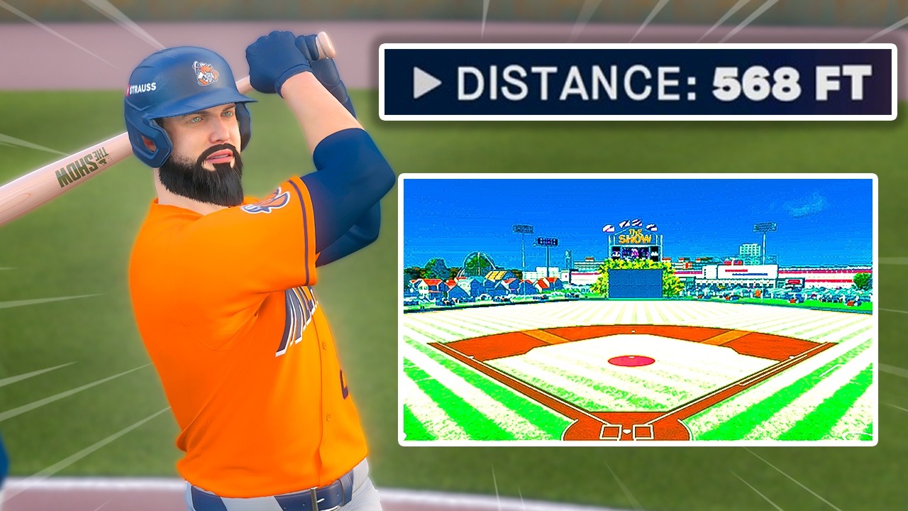 THIS CUSTOM STADIUM IS SO BROKEN! MLB The Show 26 - Road To The Show Gameplay 8